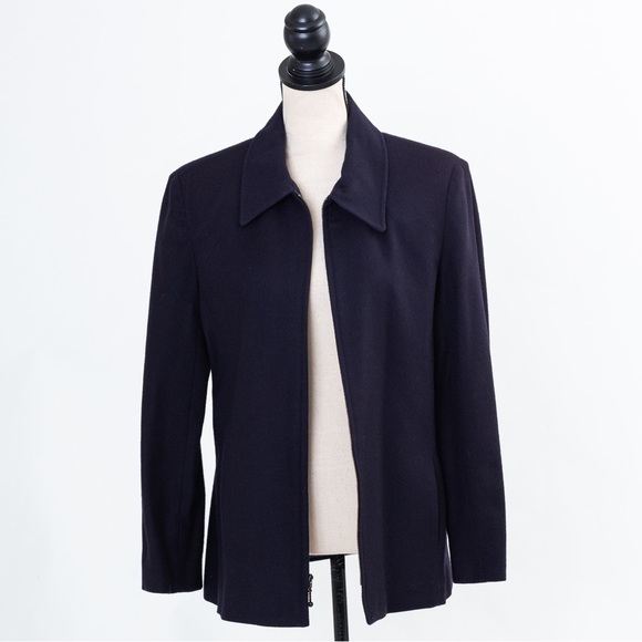 Sag Harbor | Jackets & Coats | Sag Harbor 0 Pure New Wool Zipper Front ...